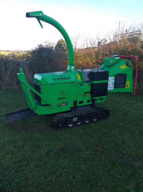 New and Used Greenmech Arbtrak 150 Tracked Wood Chipper for sale on ...